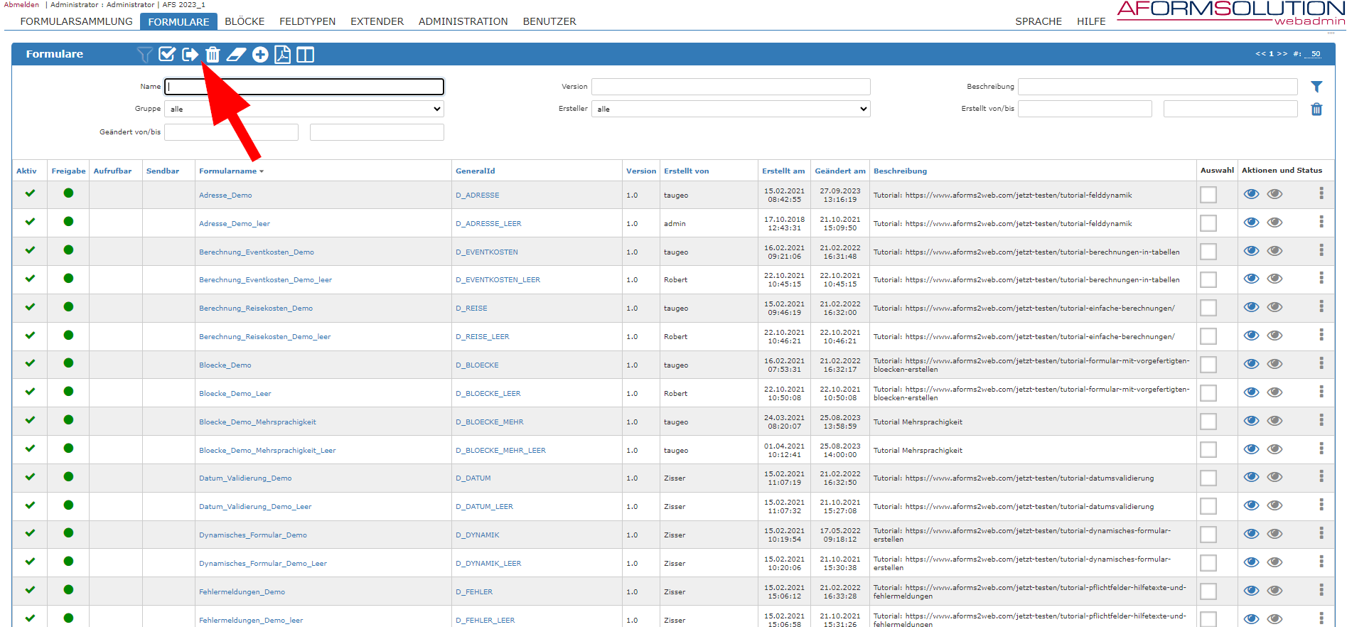 Pflichtfelder, Hilfetexte und Fehlermeldungen - aforms
