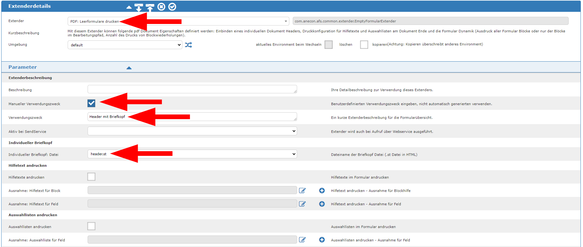 Generate PDF Print Form - aforms