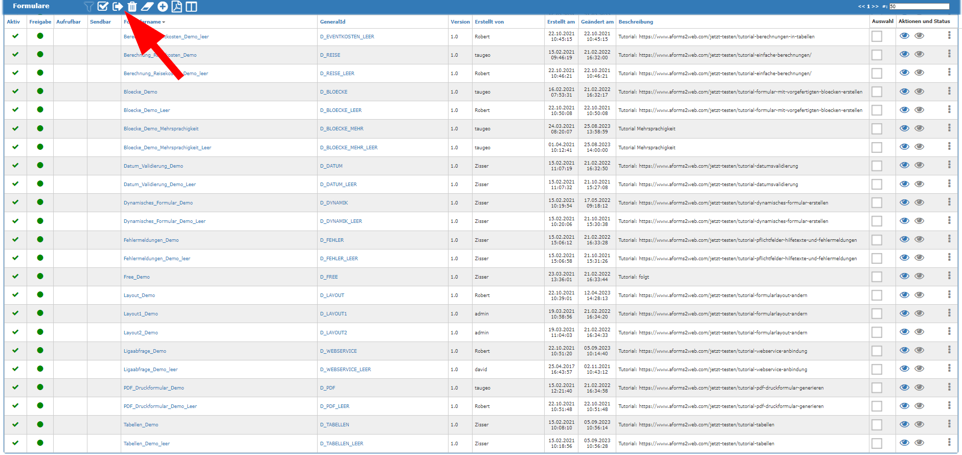 Generate PDF Print Form - aforms