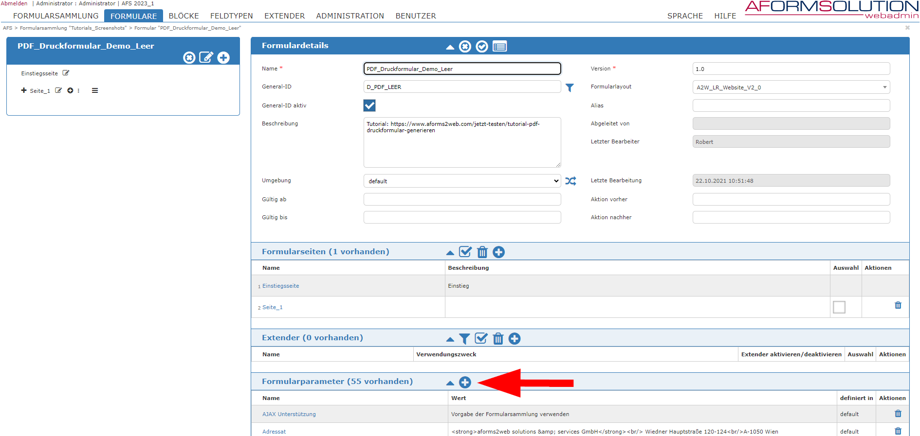 Generate PDF Print Form - aforms