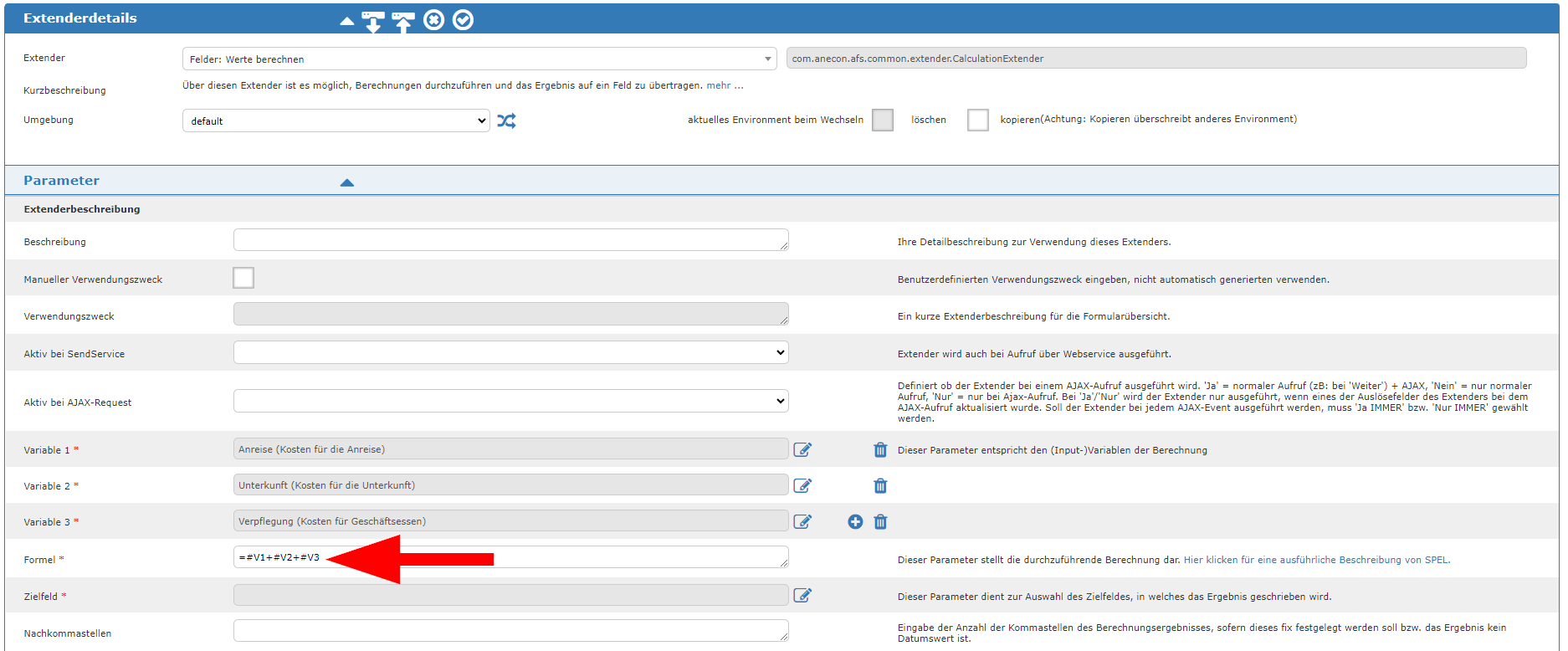 Simple calculations - aforms